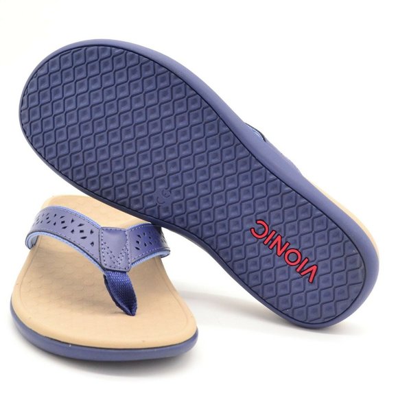 Vionic | Shoes | Vionic Women Tideperf Thong Sandal Blue New | Poshmark